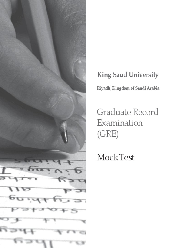 GRE Practice Test | PDF | Sculpture | Graduate Record Examinations