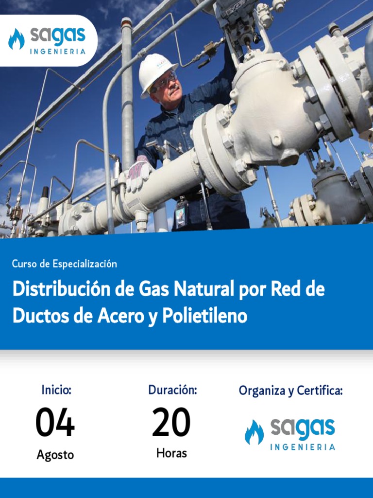 Dossier - Curso Distribucion de Gas Naturall | PDF | Tubería (transporte de fluidos) | Ingeniería