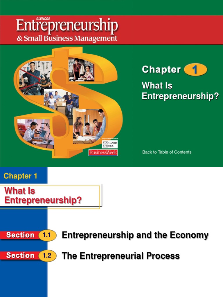 Chapter 1 What Is Entrepreneurship | PDF | Entrepreneurship | Demand