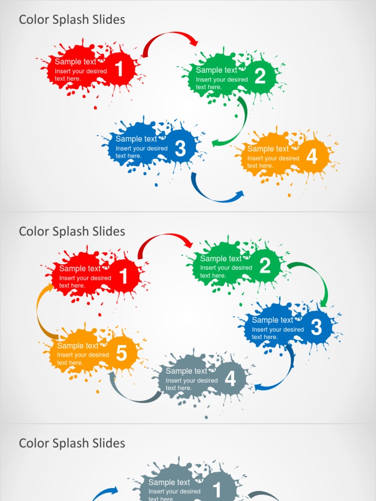 Color Splash Slides: Sample Text Sample Text | PDF | Coupon | Business