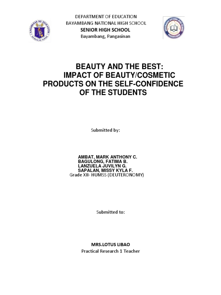 Research Paper | Download Free PDF | Cosmetics | Beauty