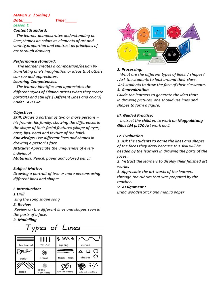 1st Quarter ARTS | PDF | Drawing | Learning