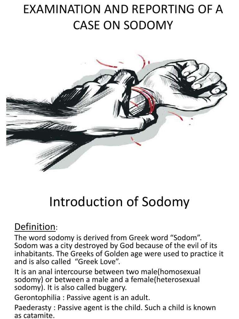 Sodomy New | PDF | Rectum | Anal Sex
