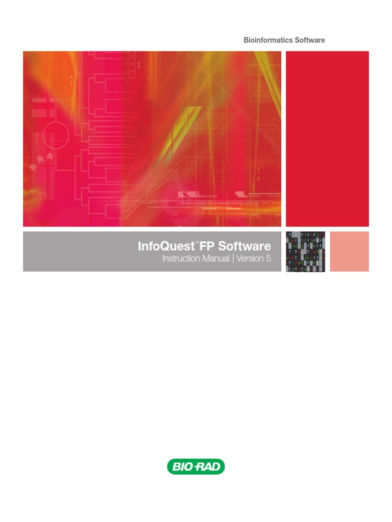 InfoQuest™FP Software | PDF | Sequence Alignment | Gel Electrophoresis