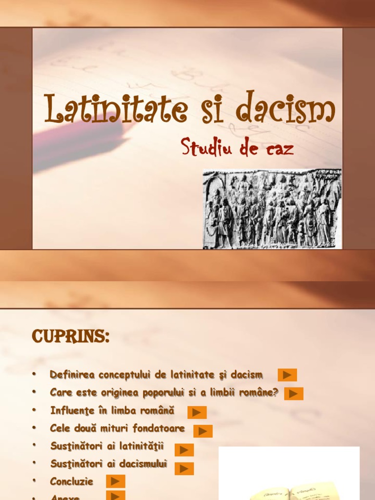 Latinitate Si Dacism | PDF