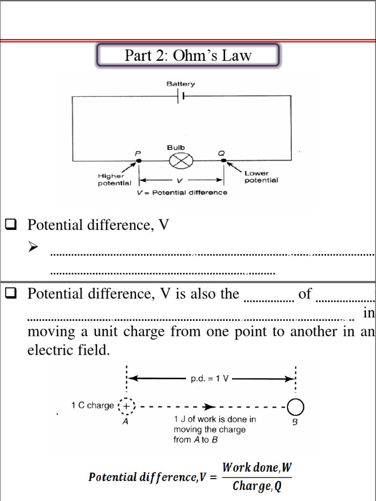 Understanding Ohm's Law and Resistance | PDF | Electrical Resistance ...