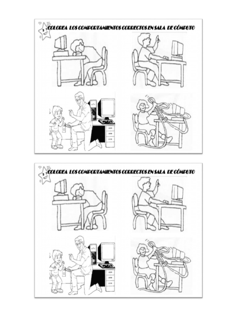 Comportamiento en La Sala de Computo | PDF