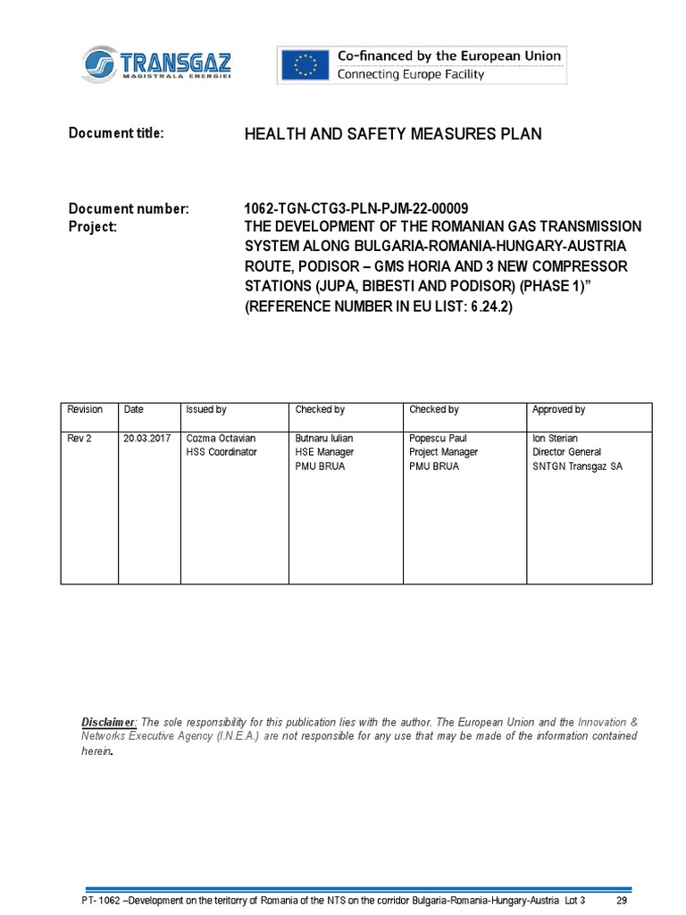 Health and Safety Management Plan | PDF | Occupational Safety And ...