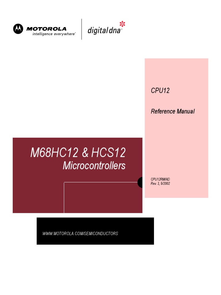 M68HC12 & HCS12: Microcontrollers | PDF | C (Programming Language ... M68HC12 & HCS12: Microcontrollers | PDF | C (Programming Language ...