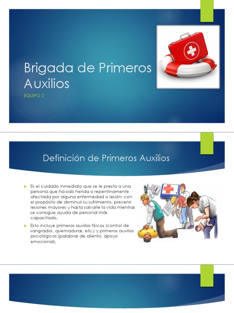 Brigada de Primeros Auxilios | PDF | Primeros auxilios | Hospital