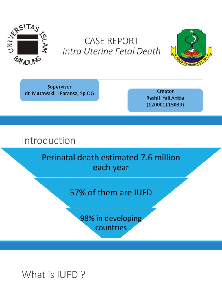 Case Report Iufd - Rashif | PDF | Fetus | Uterus