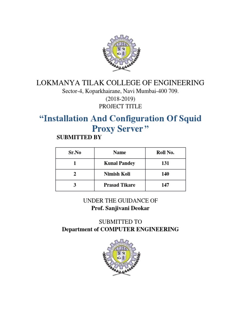 Ntal Proj Squid | PDF | Proxy Server | Hypertext Transfer Protocol