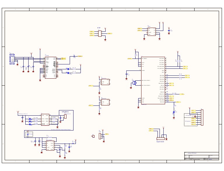 GPS Circuit Schematic and Layout | PDF