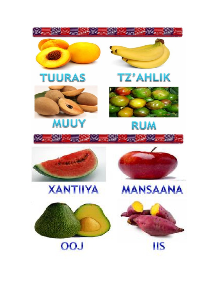 Frutas en Poqoman | PDF