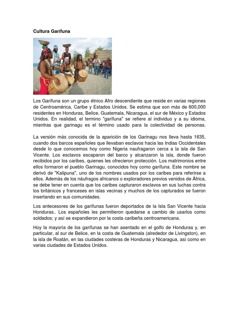 Cultura Garífuna