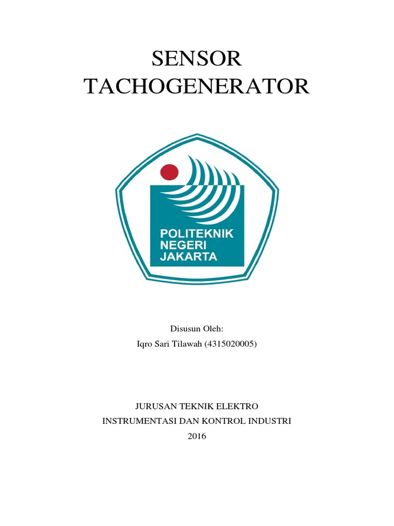 Sensor 11 Tachogenerator (Revisi) | PDF