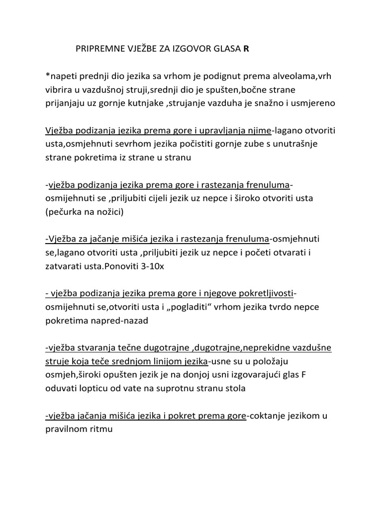 Pripremne Vježbe R | PDF