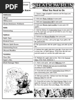 Shadowrun 5th Edition Cheat Sheet | PDF | Role Playing Games | Gaming