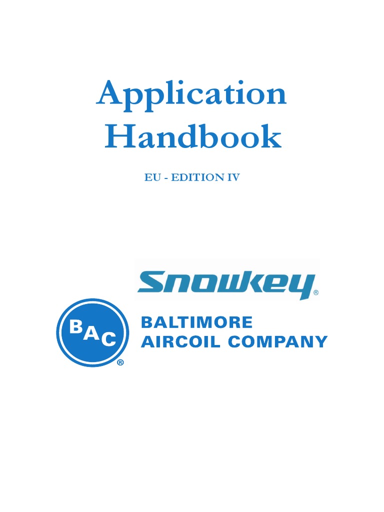 Snowkey Application Handbook | PDF | Heat Exchanger | Air Conditioning