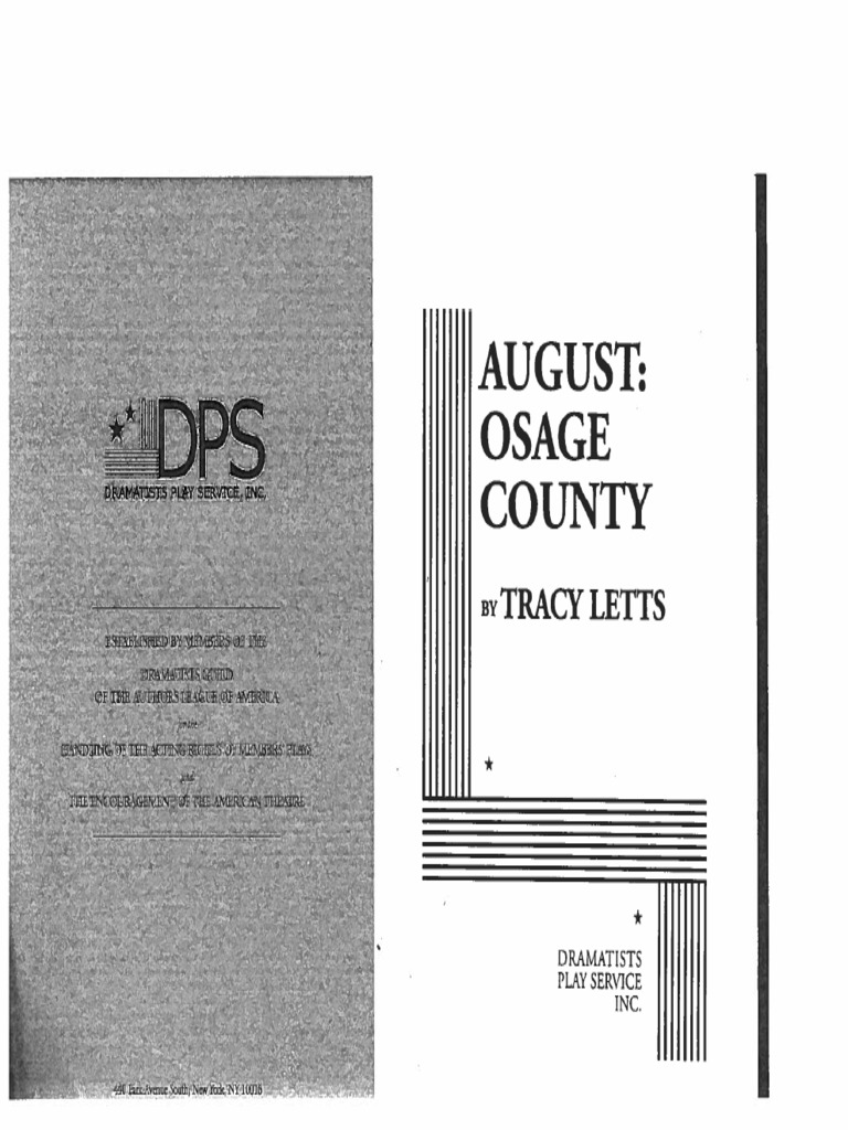 August Osage County PDF | PDF