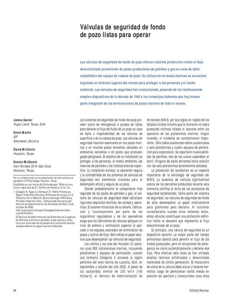 DHSV PDF | PDF