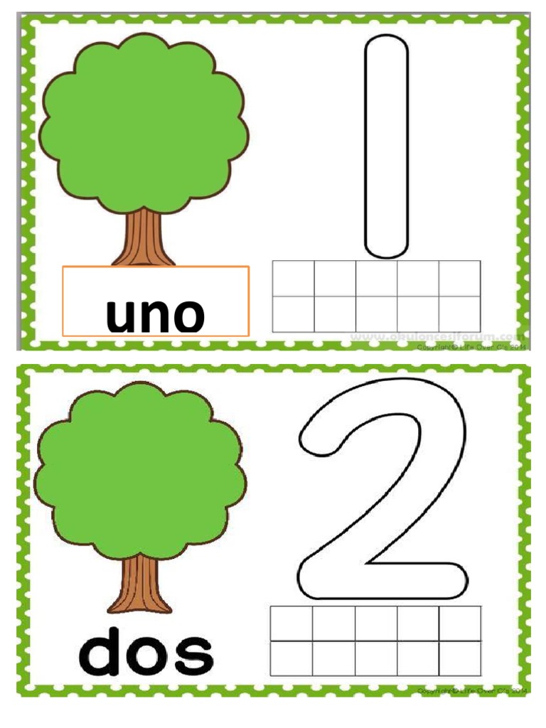 Tareas 1 1 Numeros Con Arboles | PDF