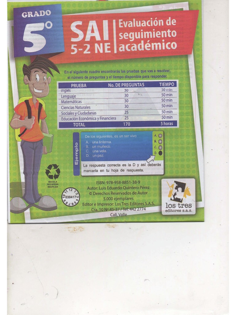 Prueba Sai 5° | PDF