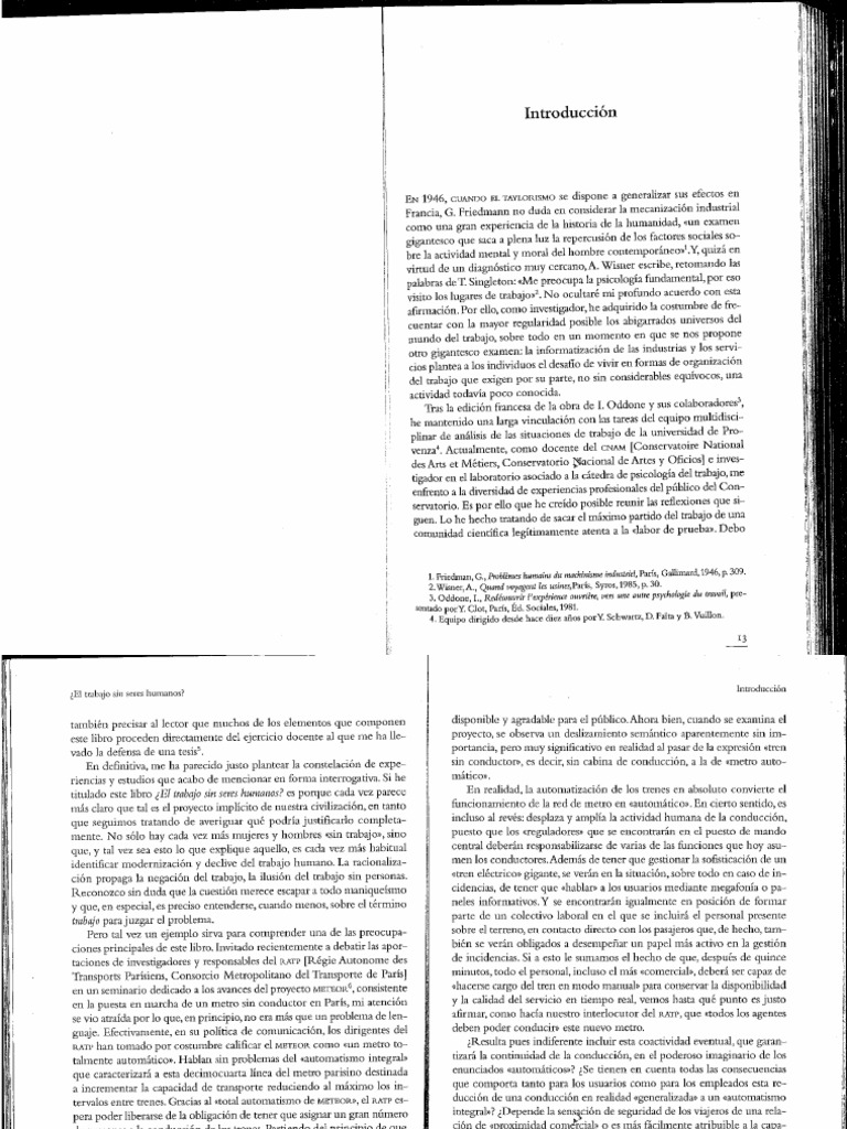 Yves Clot - Capítulo 1 | PDF