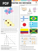 Atividade Simetria | PDF | Geometria Elementar | Simetria