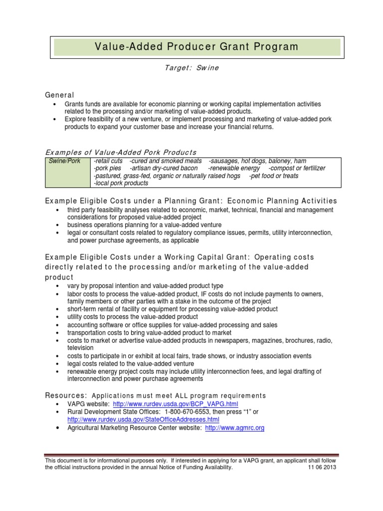 Expanding Opportunities in the Pork Industry: Examples of Value-Added ...