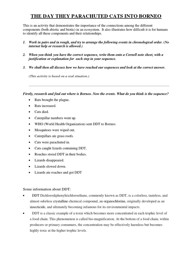 Parachuting Cats Into Borneo | PDF