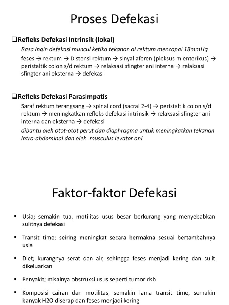 Proses Defekasi | PDF