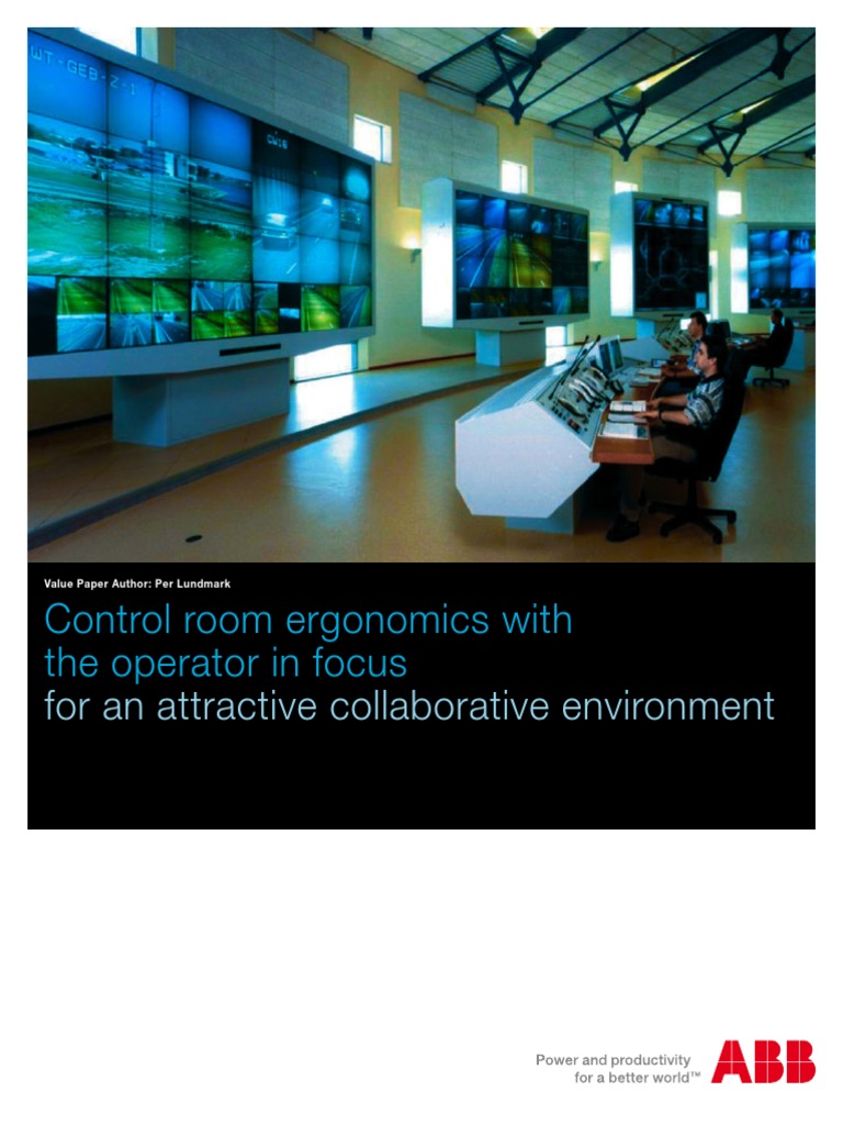 Good Control Room Design BAWarchitecture | PDF | Human Factors And ...