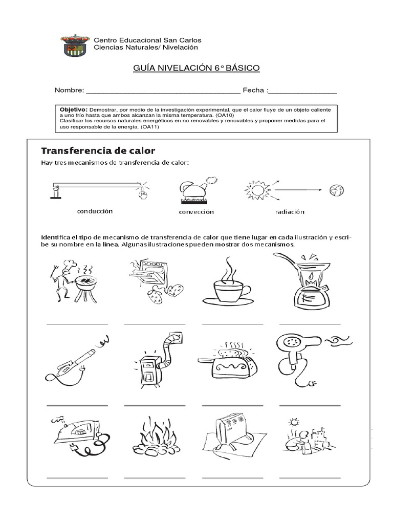 Guía Transformaciones de Energía. | PDF | Tecnología