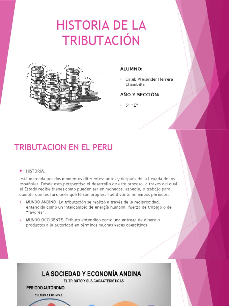 Historia de La Tributación | PDF | Imperio Inca | Impuestos