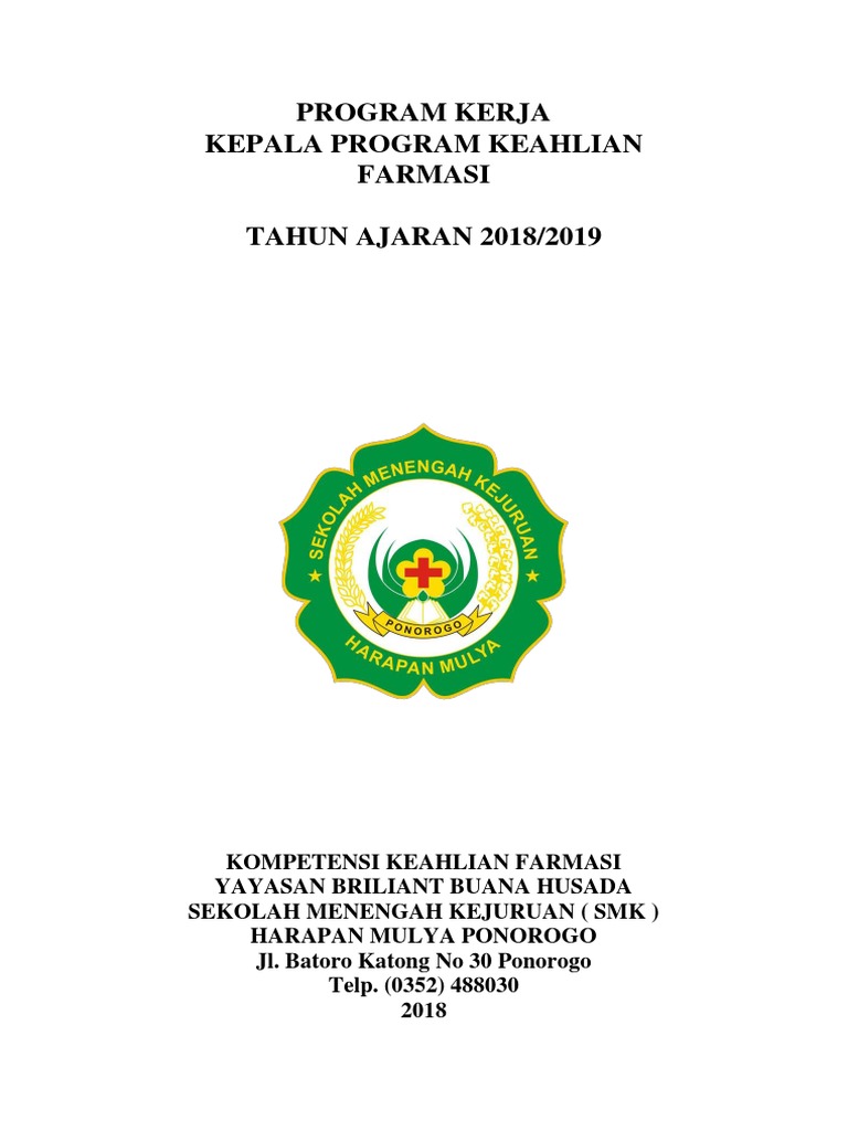Proker Kaprodi Farmasi | PDF