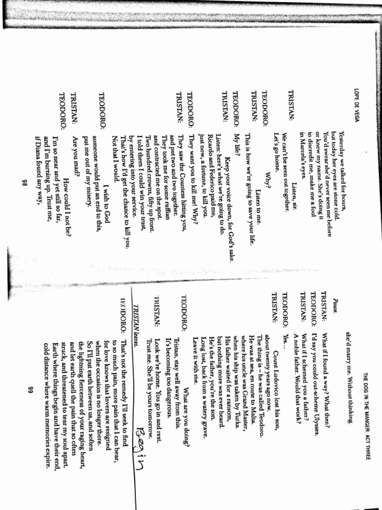 Dog in The Manger | PDF