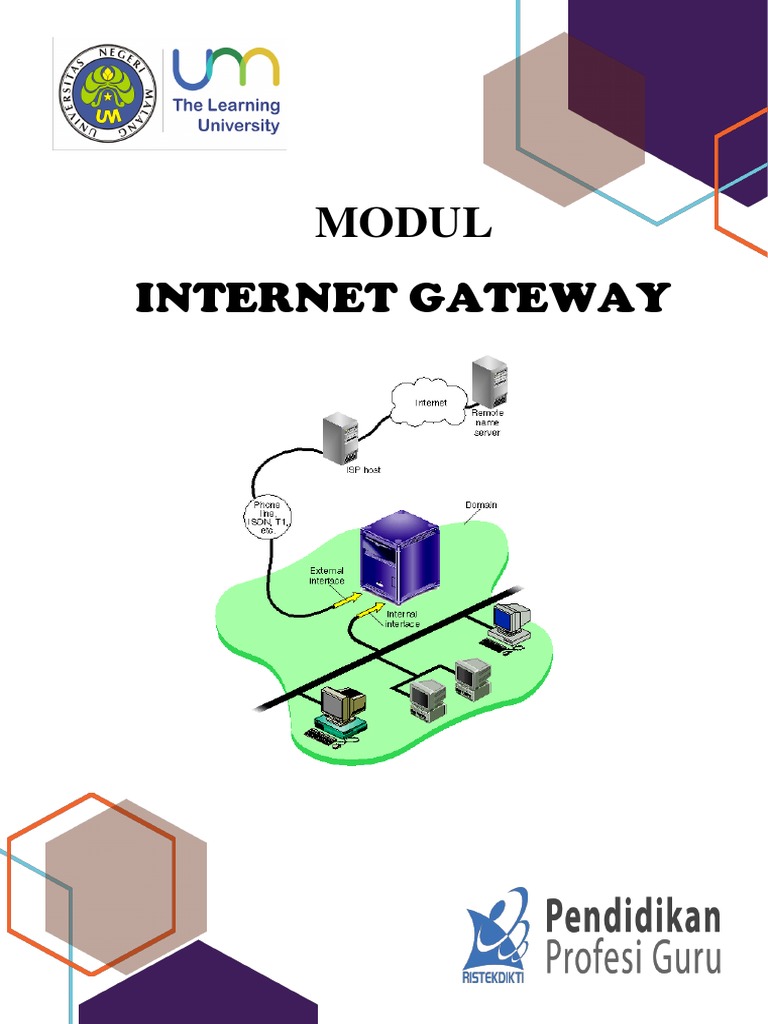Modul Belajar Internet Gateway NAT | PDF | Komputer | Teknologi & Rekayasa
