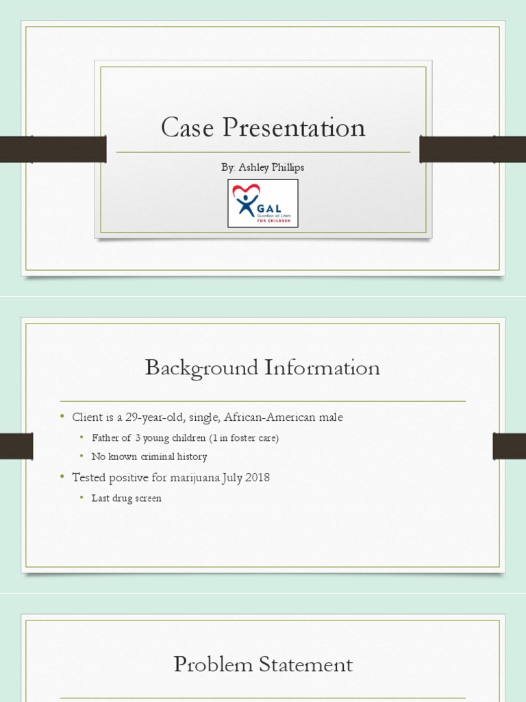 Case Presentation | PDF | Substance Abuse | Competence (Human Resources)