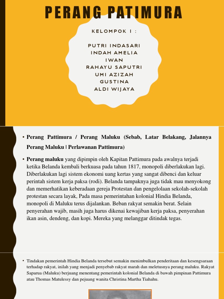 Perang PATIMURA | PDF