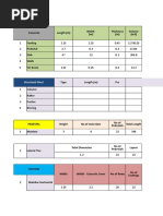 Reinforcement Estimate Sample in Excel | PDF