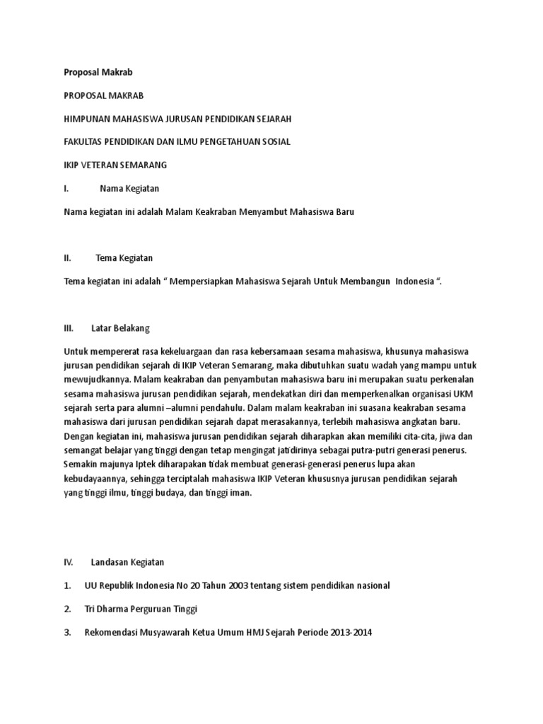 Proposal Makrab | PDF