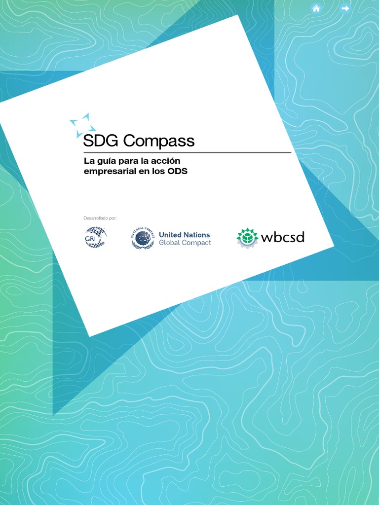 SDG Compass Spanish One Pager View | PDF | Desarrollo sostenible ...