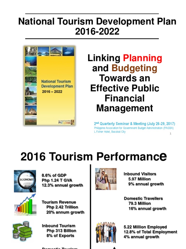 2nd Quarterly Seminar & Meeting On National Tourism Development Plan ...