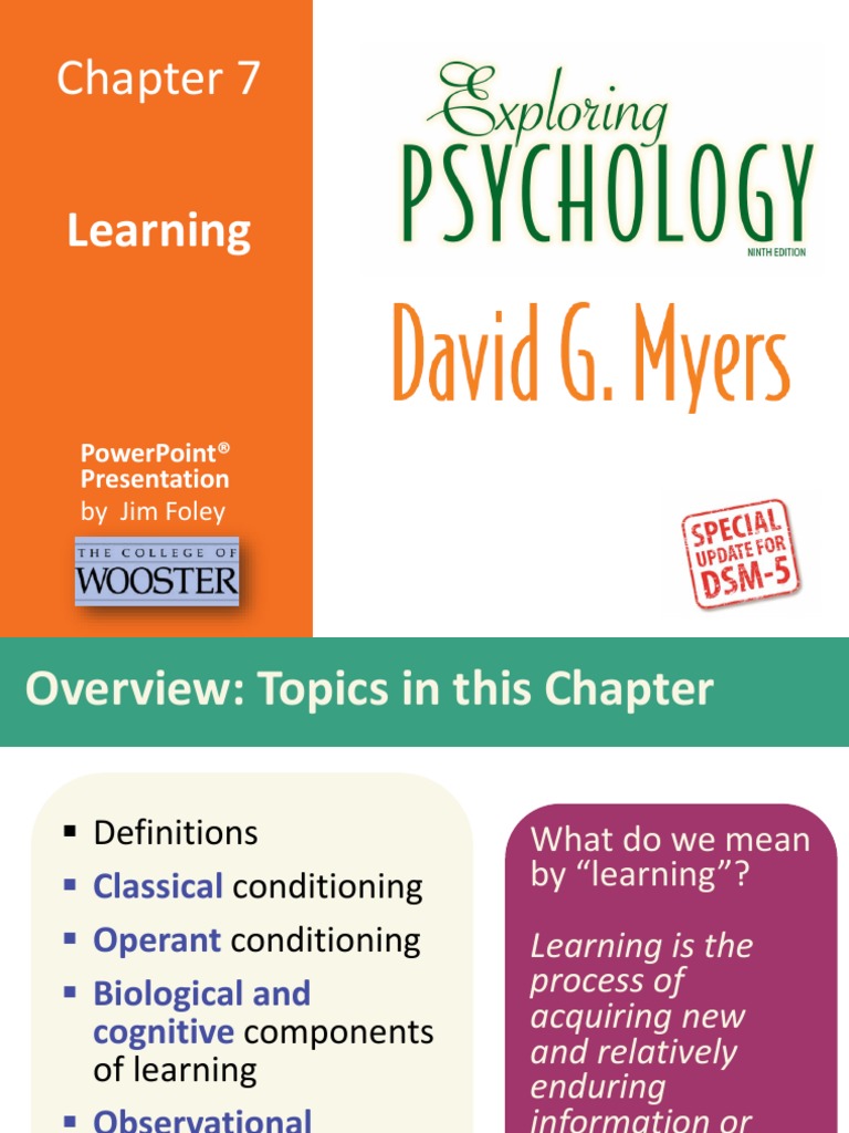 Mod4 Chapter 7 Learning PowerPoint | PDF | Reinforcement | Classical ...
