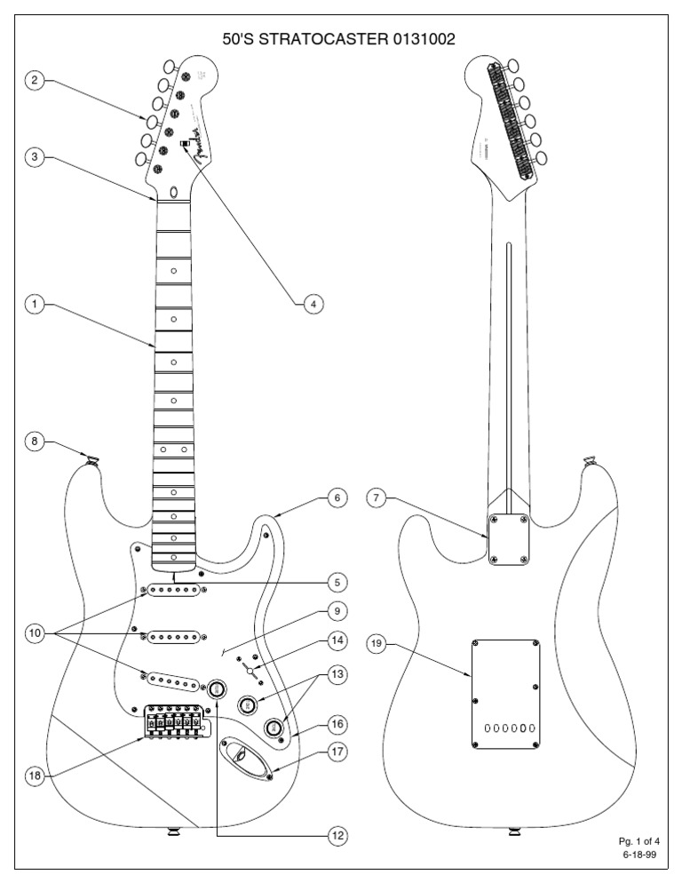 50's Stratocaster Specs Guide | PDF | Music Technology | Celtic Musical ...