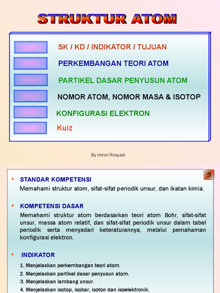 Struktur Atom | PDF | Metode & Bahan Ajar | Teknologi & Rekayasa