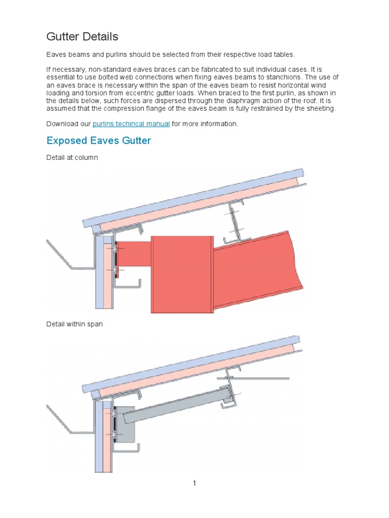 Gutter Details | PDF | Computers
