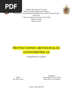 Proyección Dimétrica | PDF | Perspectiva (Gráfica) | Geometría