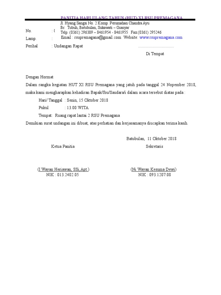 87 Contoh Undangan Via Email Gratis Terbaru - Contoh Undangan